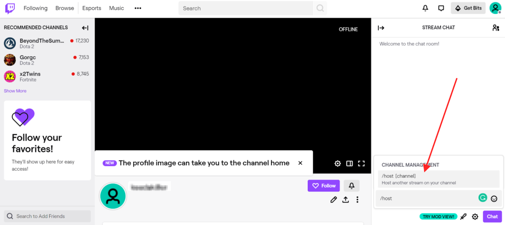 How to Host on Twitch - Need to know about it